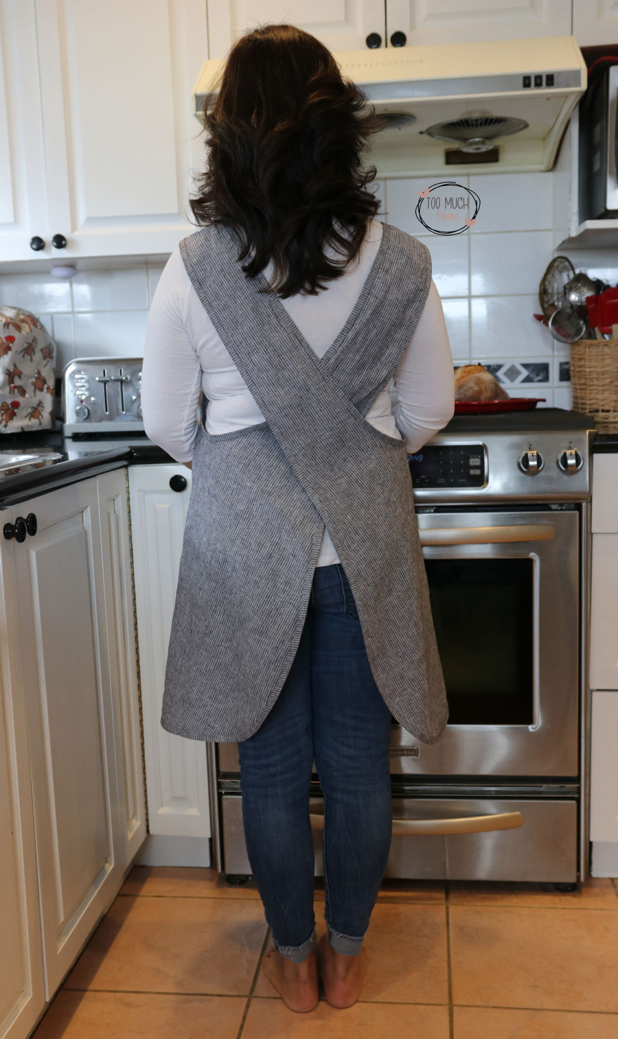 How to Sew a Linen Bread Bag - Too Much Love